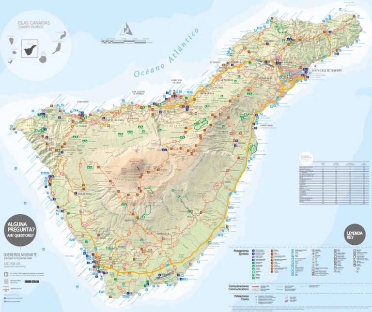 Tenerife Maps - The Tourist Maps of Tenerife to Plan Your Trip