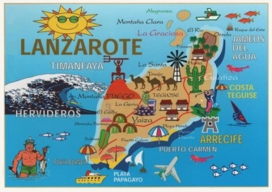 Lanzarote Maps - The Tourist Maps you Need to Plan Your Trip