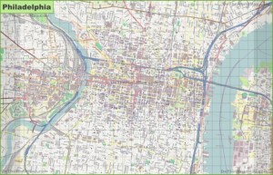 Mapa de Filadelfia – Mapa Turístico de Filadelfia, Pensilvania