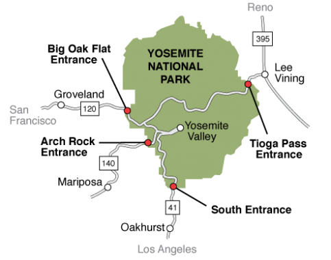 Guide to Yosemite National Park: Best Things to Do + Map