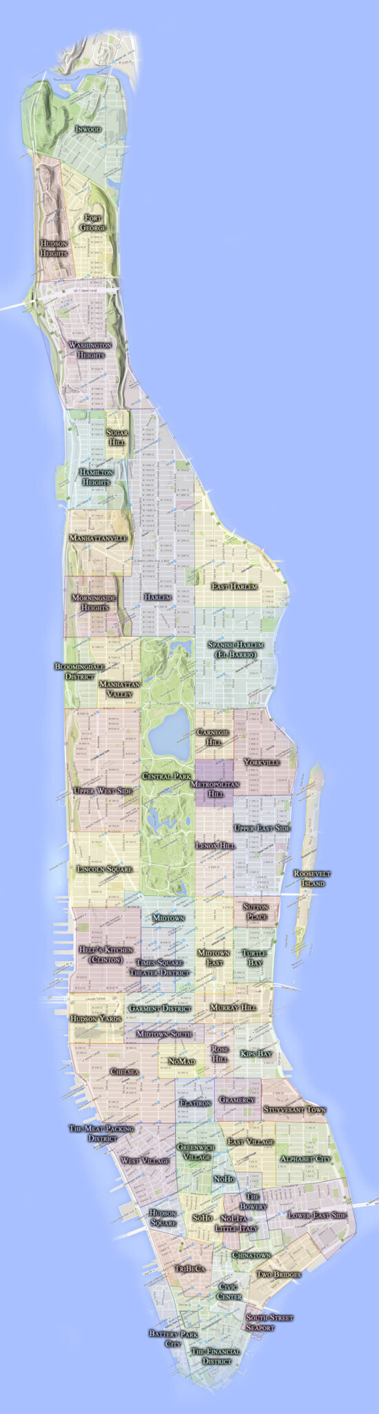 15 Best Neighborhoods of Manhattan + MAP
